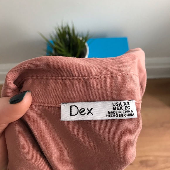 Dex | Dresses | Dex Cargo Cinched Tie Dress | Poshmark